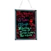 Alpine Industries 24 in. x 32 in. Hanging LED Business Writable ...