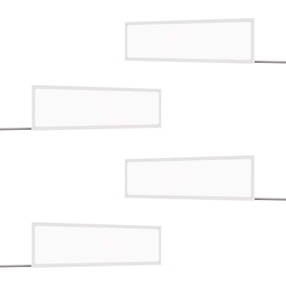 InfiBrite 3CCT 1 ft. x 4 ft. Adjustable Lumen Backlit Integrated LED ...