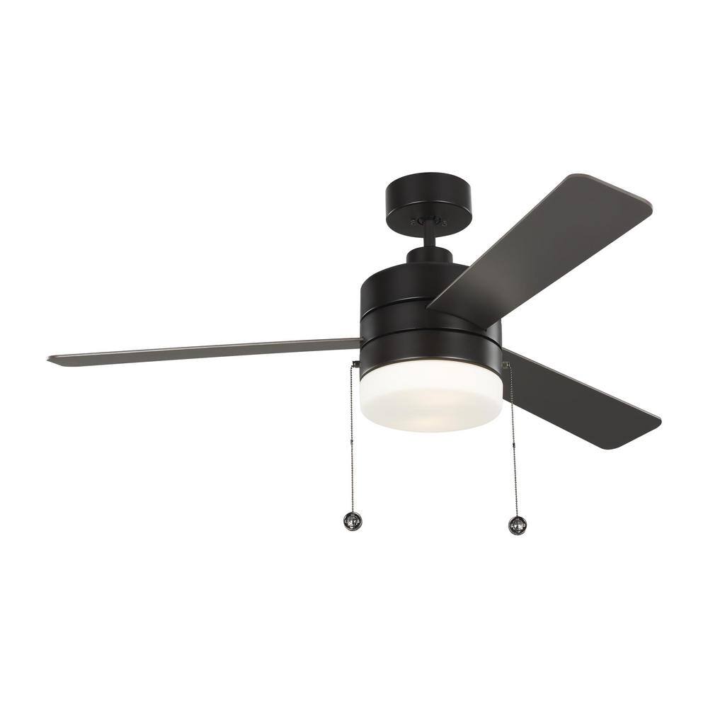 Generation Lighting Syrus 52 in. LED Indoor Oil Rubbed Bronze Ceiling ...