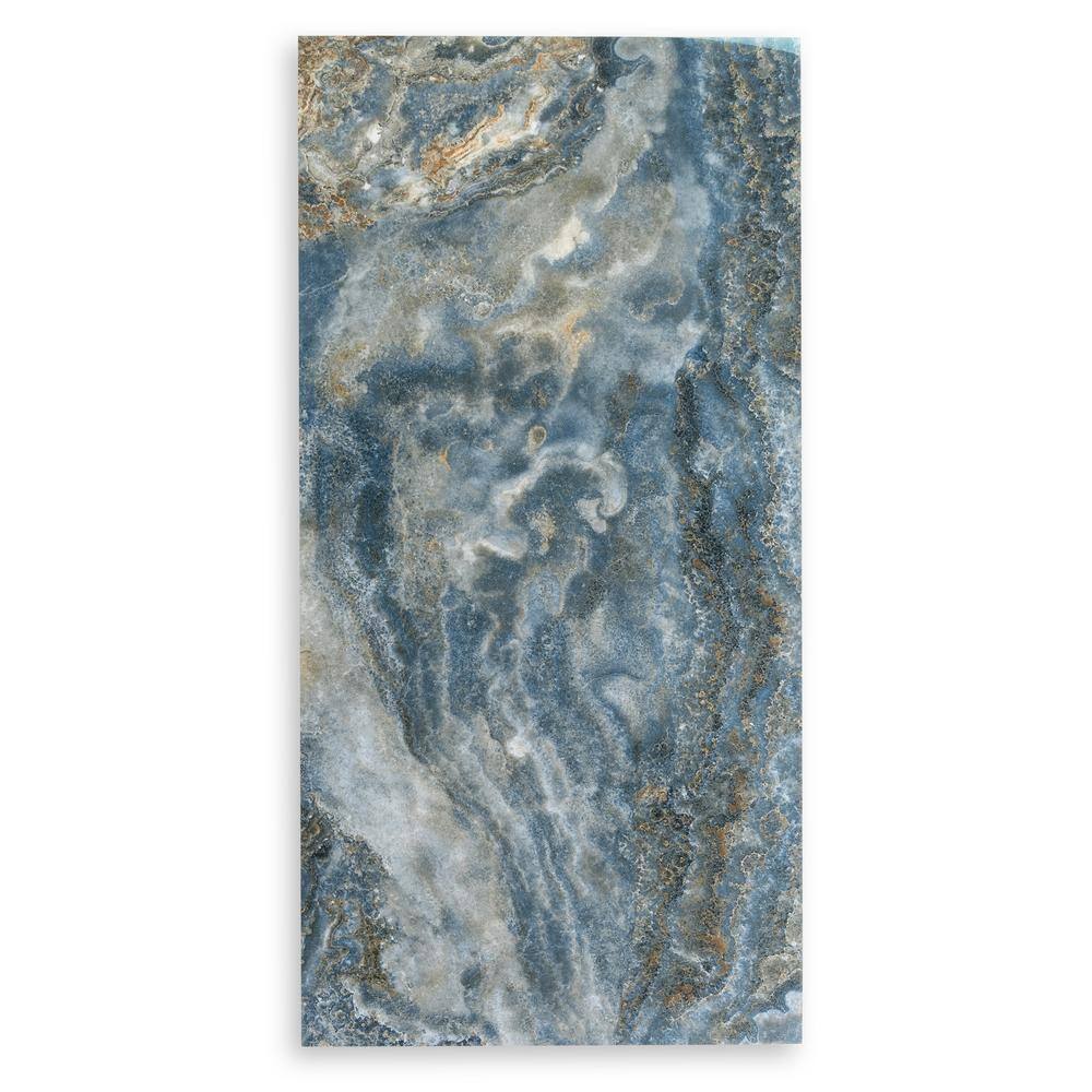 Apollo Tile Splendor Hale Navy 4 in. x 5 in. Polished Porcelain ...