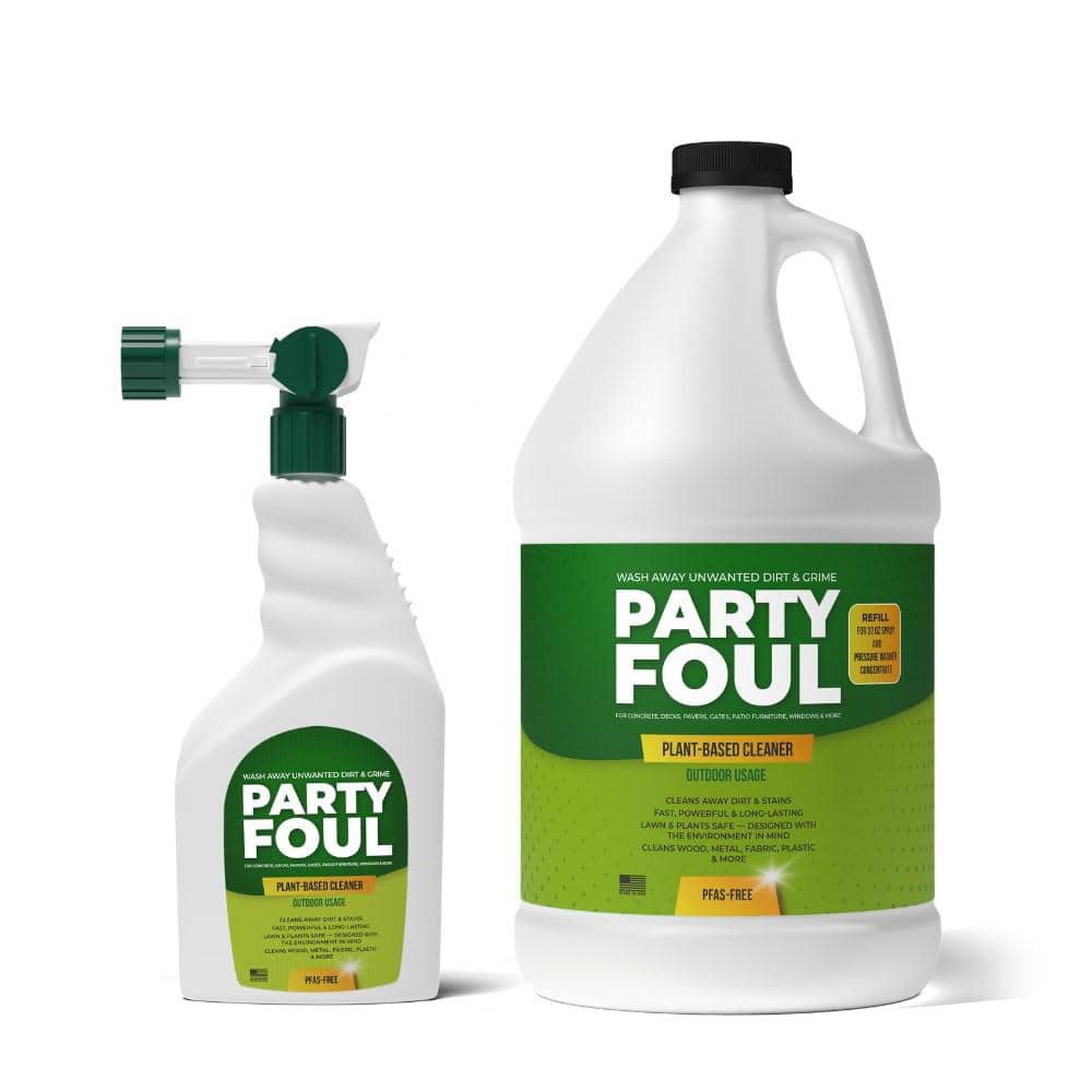 THE OMNI PATH LLC 160 Oz. Plant-Based Outdoor Cleaner Up to 4x Use Kit ...