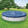 Robelle Olympus 21 ft. Round Blue Solid Above Ground Winter Pool Cover ...