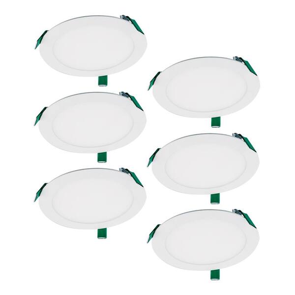 HALO 8 in. Selectable CCT and Lumens New Construction Canless Recessed ...