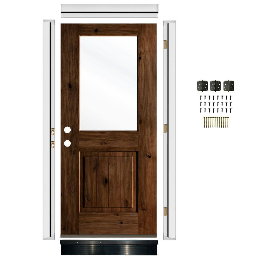 Krosswood Doors Ready To Assemble 36 in. x 80 in. Right-and/Inswing ...