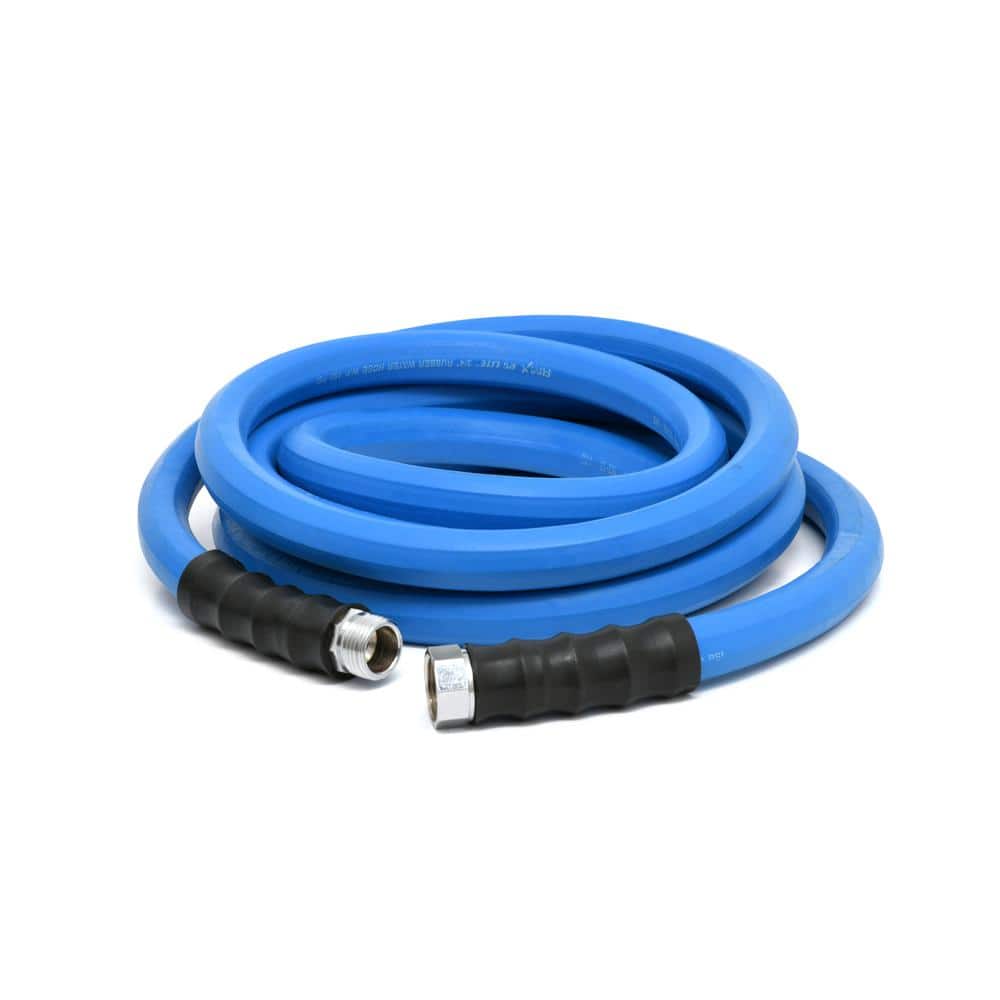 AG-LITE 3/4 in. x 15 ft. Heavy Duty Premium Rubber Water Hose 2-Pack ...