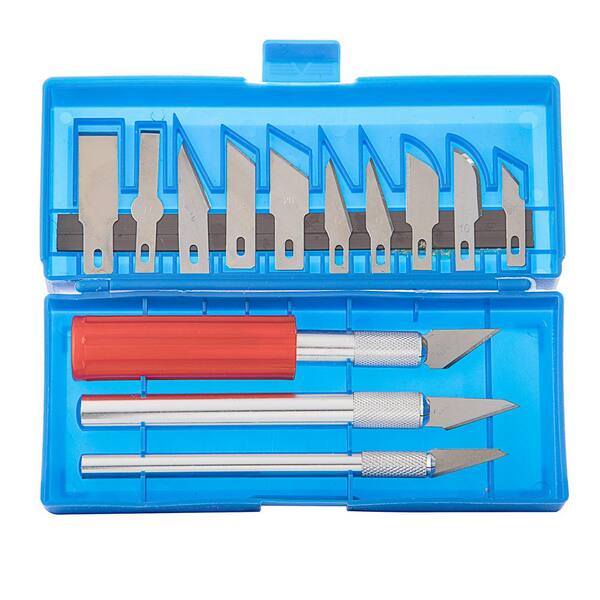 Darice Craft and Hobby Knife Set with 3 Knives and 16 Different Blades ...