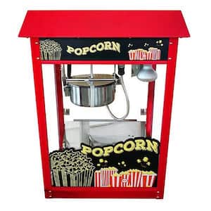 Funtime 8 oz. Commercial Carnival Bar Style Popcorn Popper Machine ...