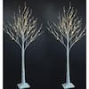 Lightshare 4 ft. Pre-Lit LED Birch Tree Artificial Christmas Tree with ...
