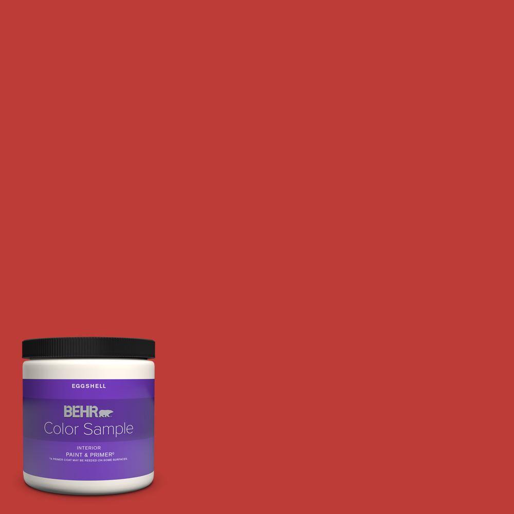 BEHR PREMIUM PLUS 8 oz. #P150-7 Flirt Alert Eggshell Enamel Interior ...