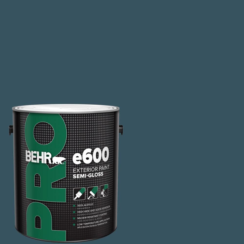 BEHR PRO 1 gal. #MQ5-24 Opera Glasses Semi-Gloss Exterior Paint PR67301 ...