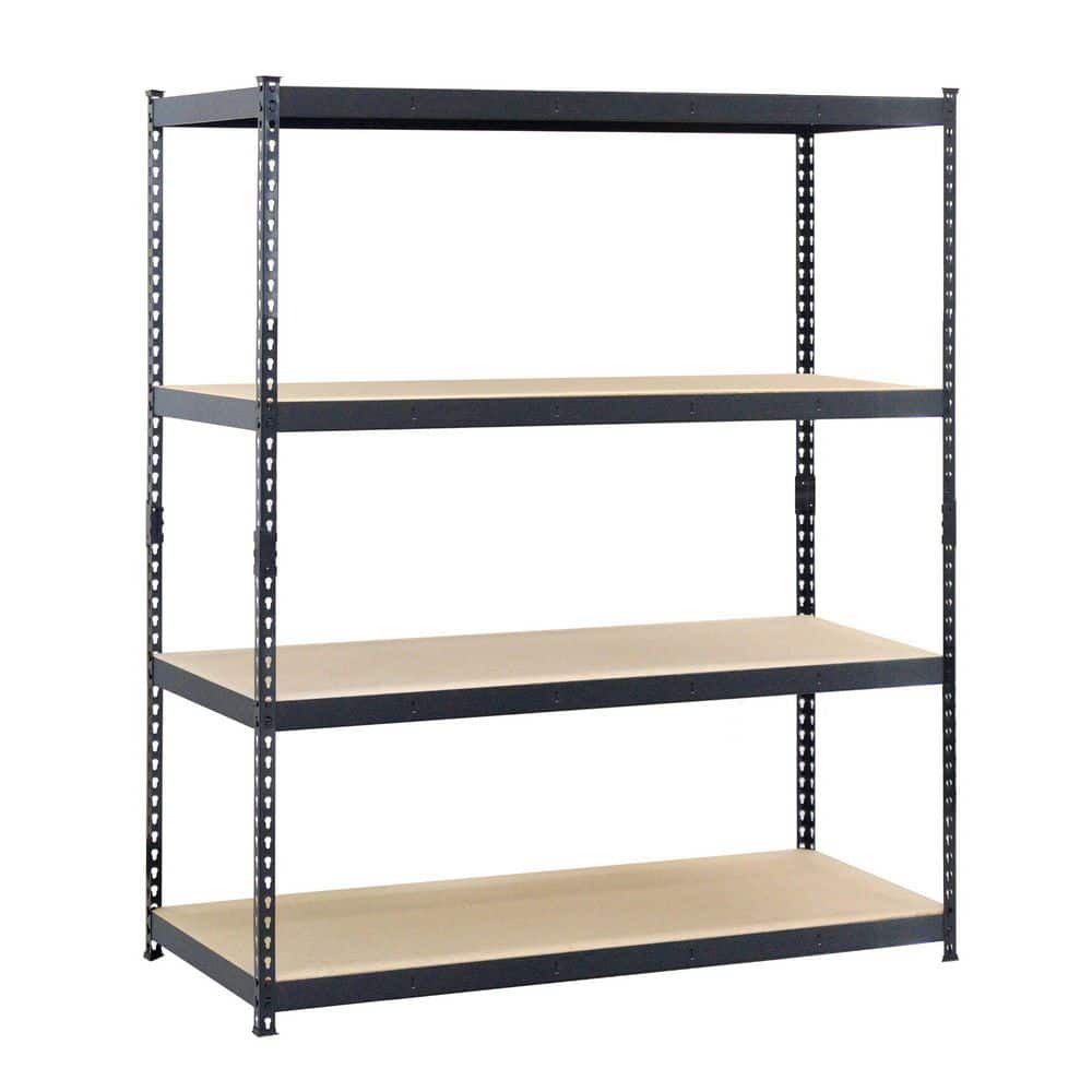 Reviews for AR SHELVING Black Label 4-Tier Powder-Coated Steel Garage ...