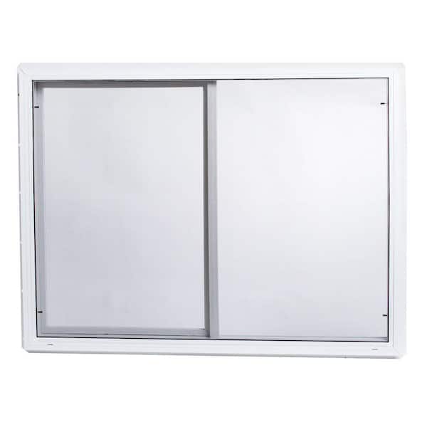 TAFCO WINDOWS 36 in. x 24 in. White Left-Hand Double-Pane Insulated ...