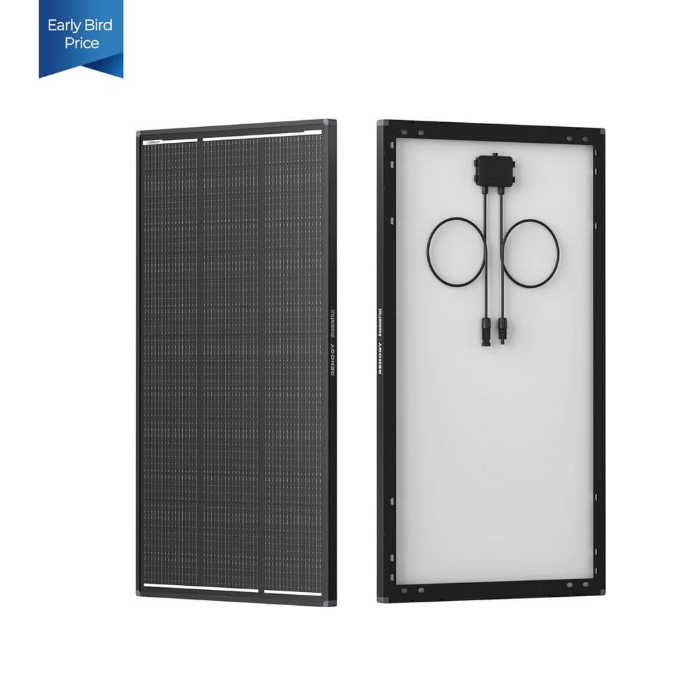 Renogy 120-Watt ShadowFlux N-Type Solar Panel w /Anti-Shading Tech, 25% ...
