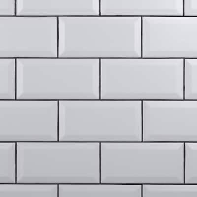 White - 3x6 - Subway - Ceramic Tile - Tile - The Home Depot