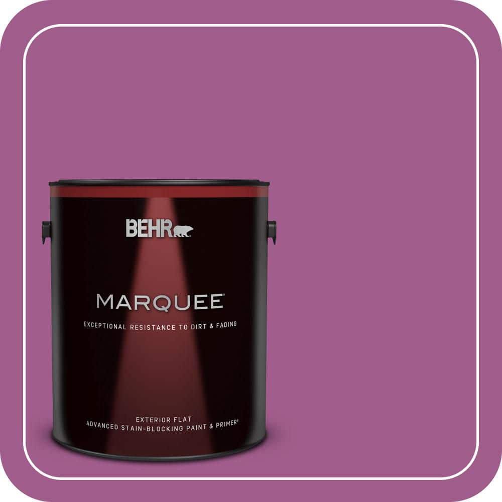 BEHR MARQUEE 1 gal. #P110-6 Wild Berry Flat Exterior Paint & Primer ...