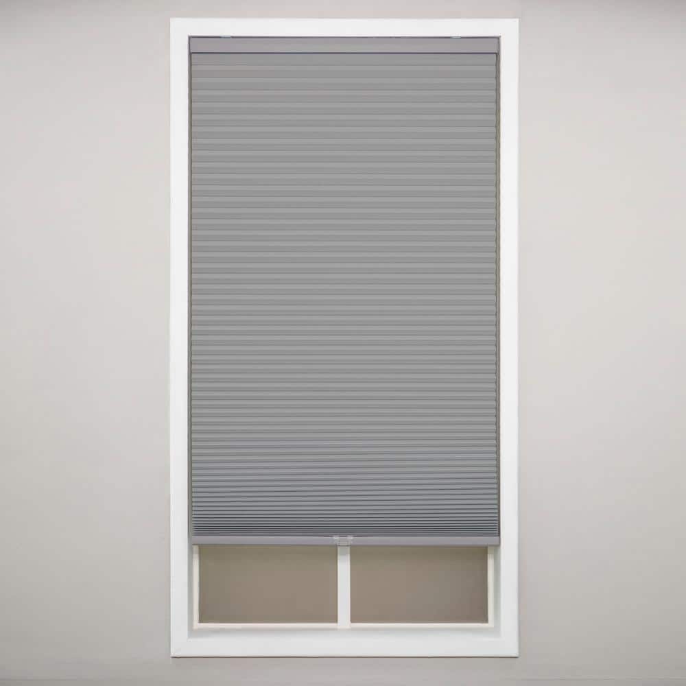 Perfect Lift Window Treatment Anchor Gray Cordless Blackout Polyester ...