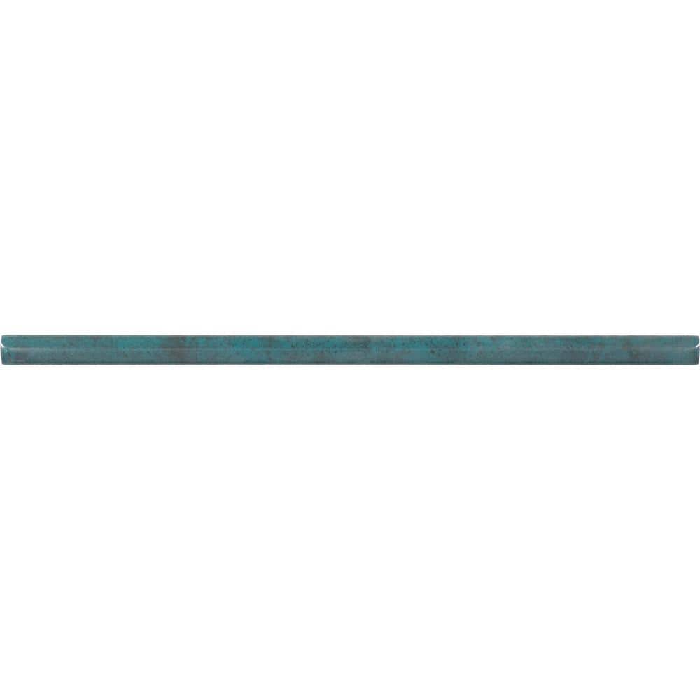 Daltile Mystique 1/2 in. x 12 in. Glazed Ceramic Jolly Trim Tile (0.48 ...
