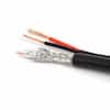 Digiwave 500 ft. Black RG59 Siamese Cable RG592DC21500B - The Home Depot