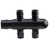 Apollo 3/4 in. x 1/2 in. PEX-A Barb Inlets x PEX-A Poly Alloy 4-Port Branch Multi-Port Tee ...