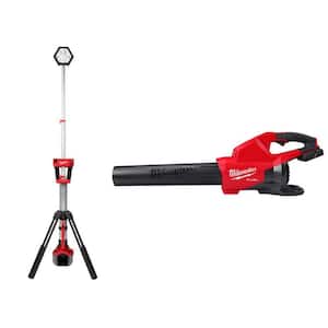 Milwaukee M18 18-Volt Lithium-Ion Cordless Rocket Dual Power Tower ...