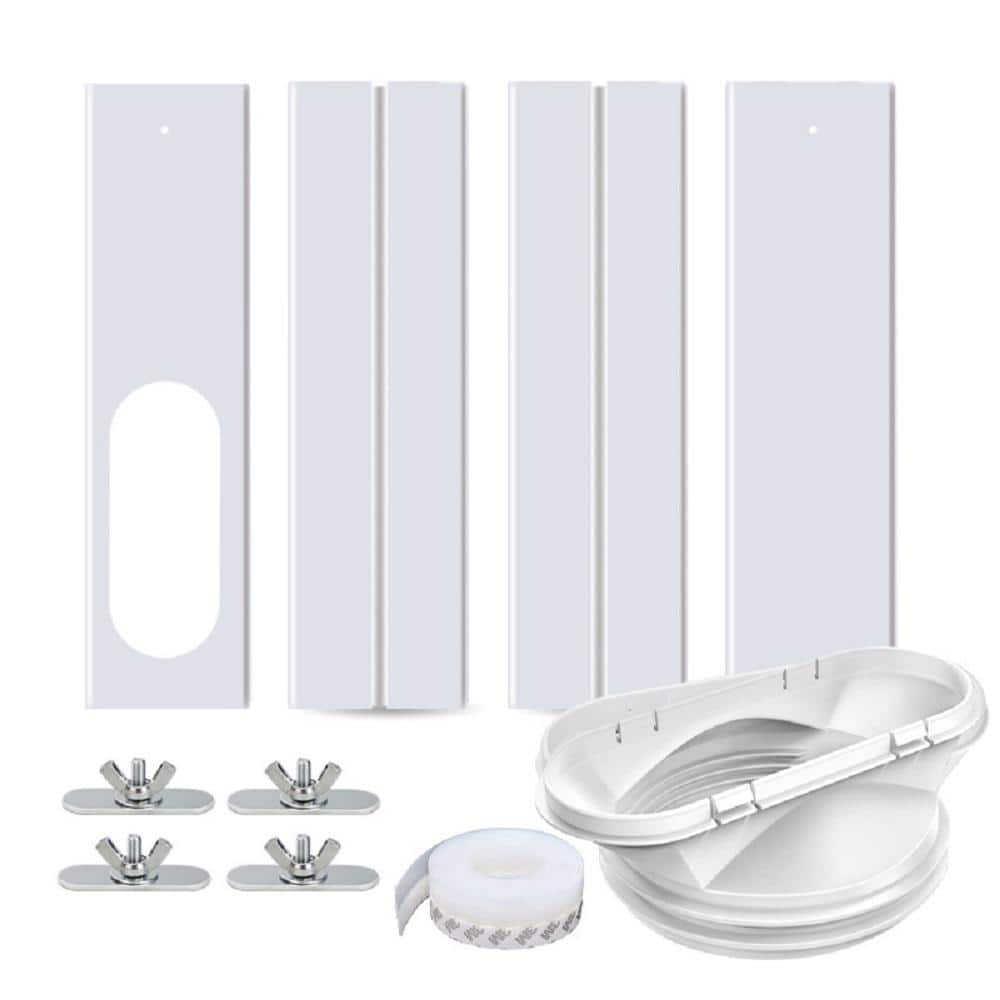 Wellco Portable Air Conditioner Window Vent Kit, Adjustable Sliding ...