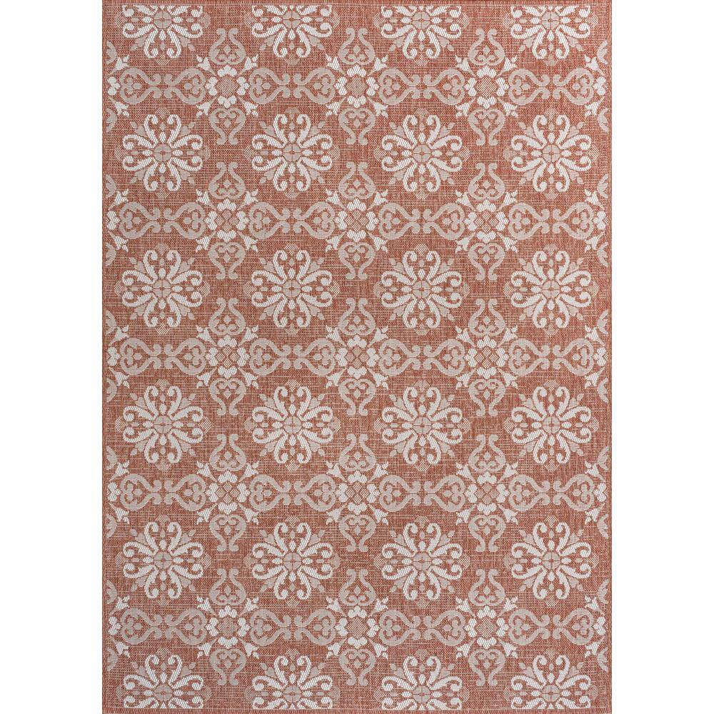 JONATHAN Y Amora Traditional Mediterranean Tile Design Salmon/Cream 8 ...