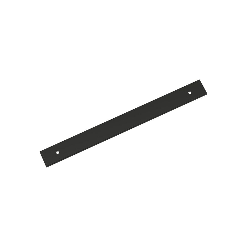 Amerock Maymont 8-13/16 in. Center-to-Center Rectangle Matte Black Pull ...