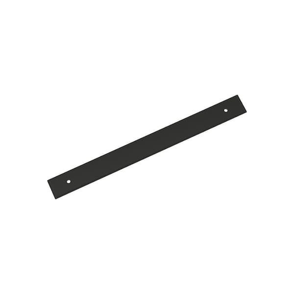 Amerock Maymont 8-13/16 in. Center-to-Center Rectangle Matte Black Pull ...