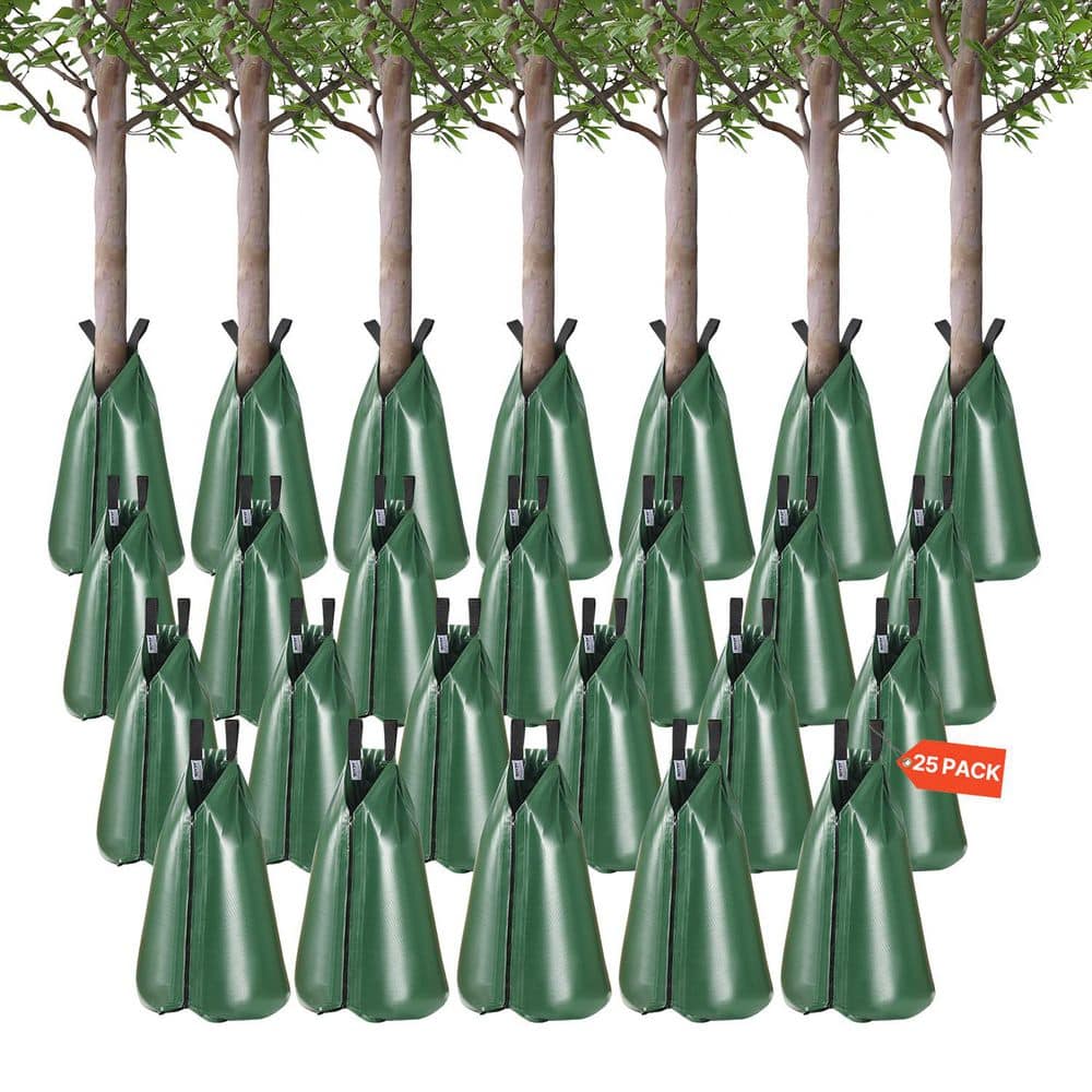 VEVOR Tree Watering Bag, 25-Packs 20 gal. Watering Bags for New Trees ...