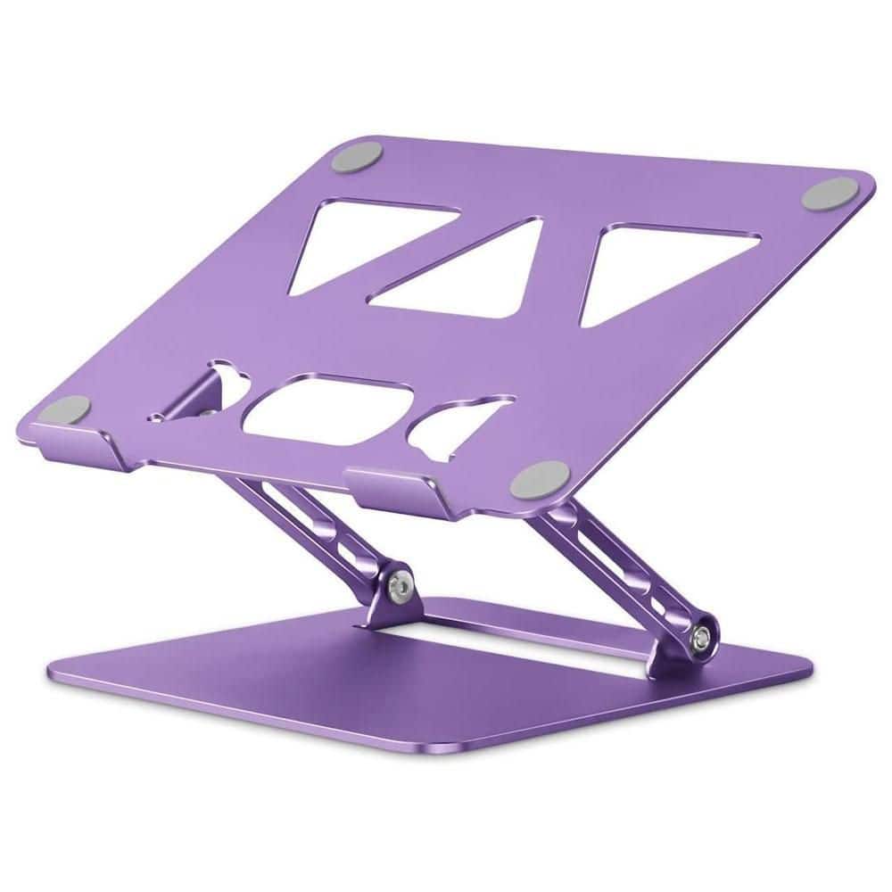 OBJLGEV Adjustable Foldable Laptop Stand Holder Riser for Desk Purple ...