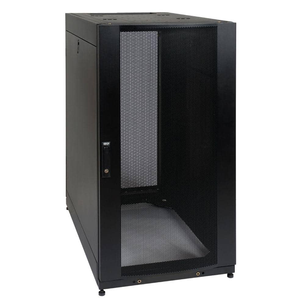 Tripp Lite 25U Rack Enclosure Server Cabinet Doors and Sides 3000 lb ...