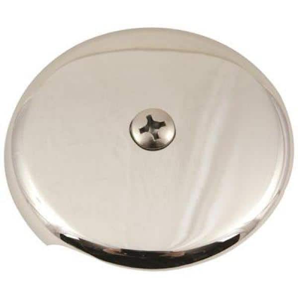 ProPlus 1-Hole Bathtub Faceplate with Bolts, Chrome-Plated 101000 - The ...