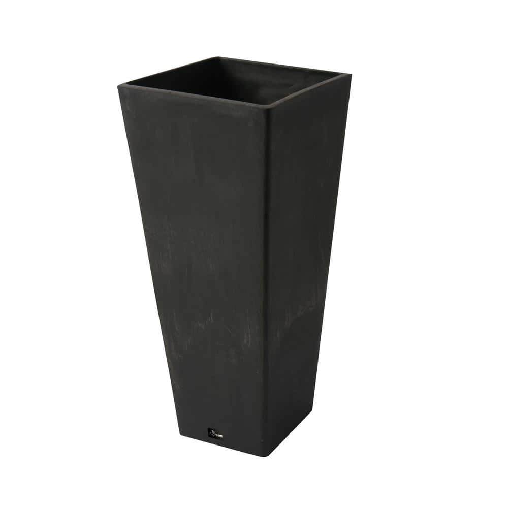 Algreen PRODUCTS Valencia 10.5 in. x 24 in. H Square Planter with Water ...