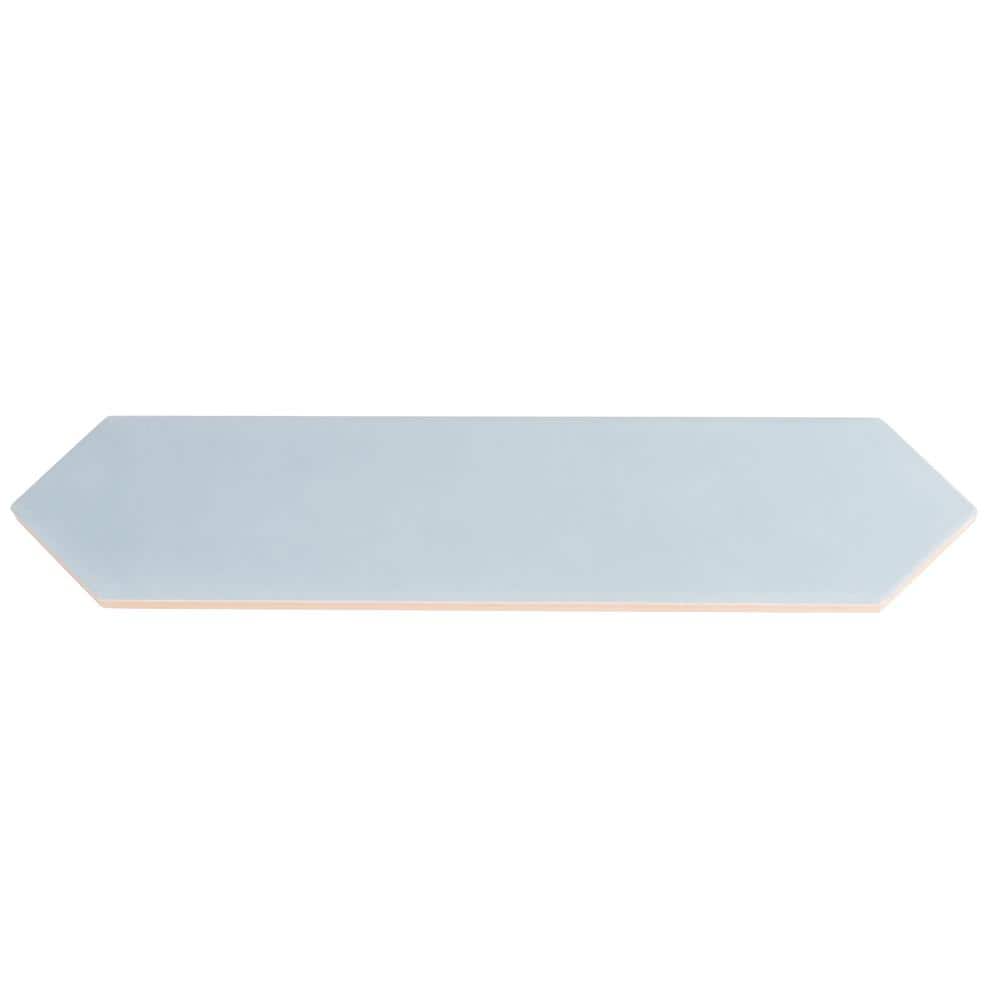 Apollo Tile Piquet Blue 2 in. x 10 in. Matte Ceramic Picket Wall and ...