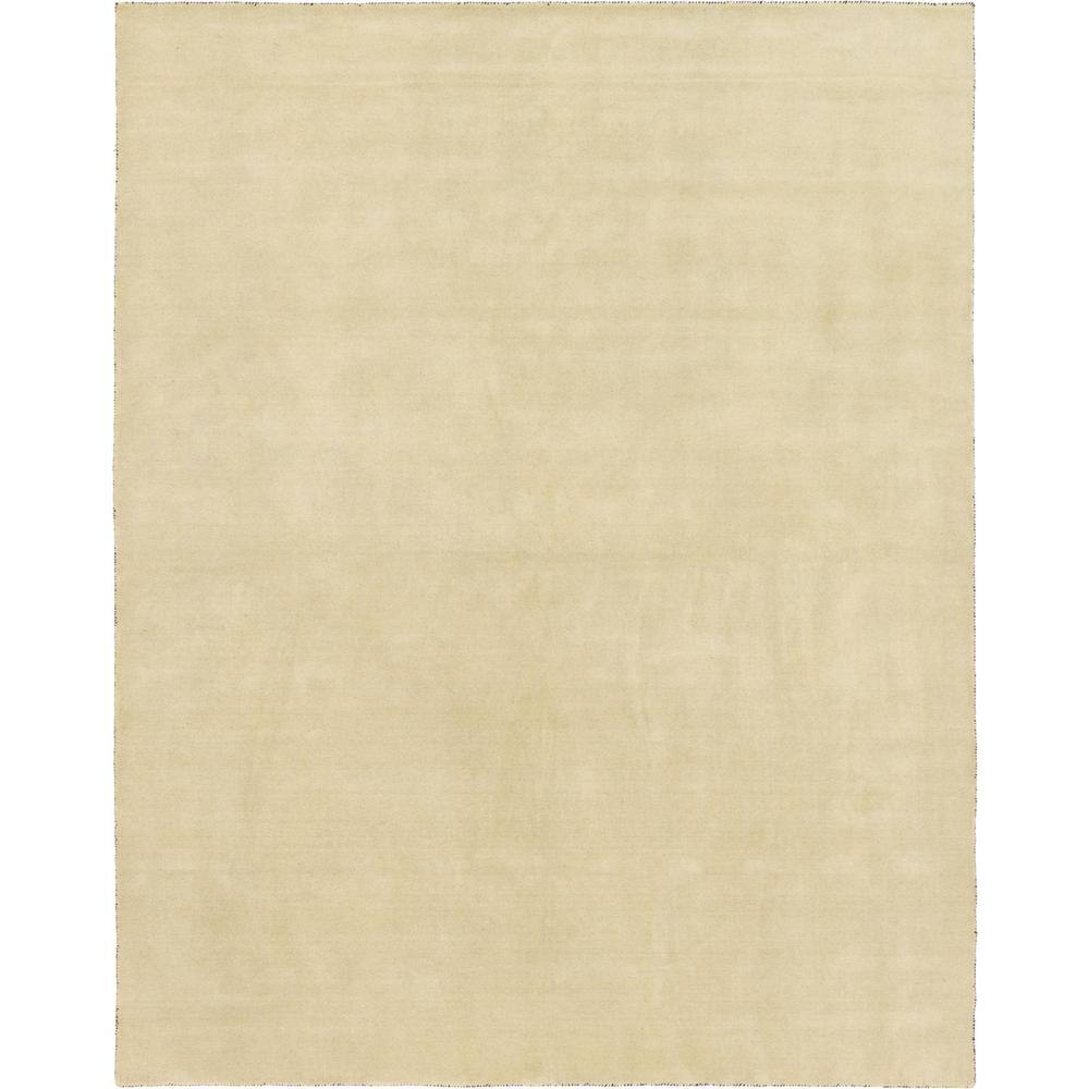 Unique Loom Solid Gava Beige 9'10" x 13' Rug-3125154 - The Home Depot