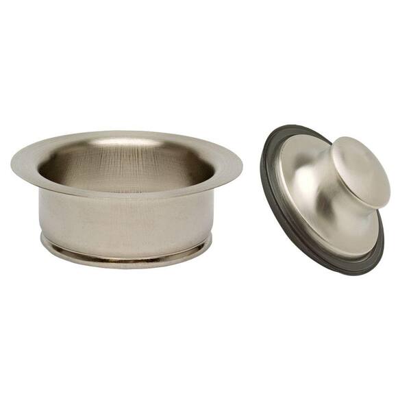 Glacier Bay Garbage Disposal Rim and Stopper in Brushed Nickel GB1.DI2 ...