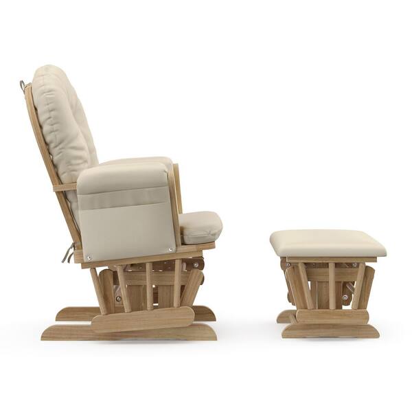 Storkcraft hoop glider and ottoman set store