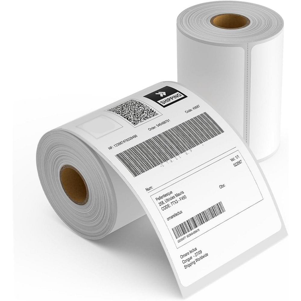 4 x 6 Direct Thermal Printer Labels 500 Strong Adhesive Commercial ...