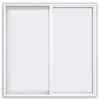 JELD-WEN 47.5 in. x 47.5 in. V-4500 Series White Vinyl Left-Handed ...
