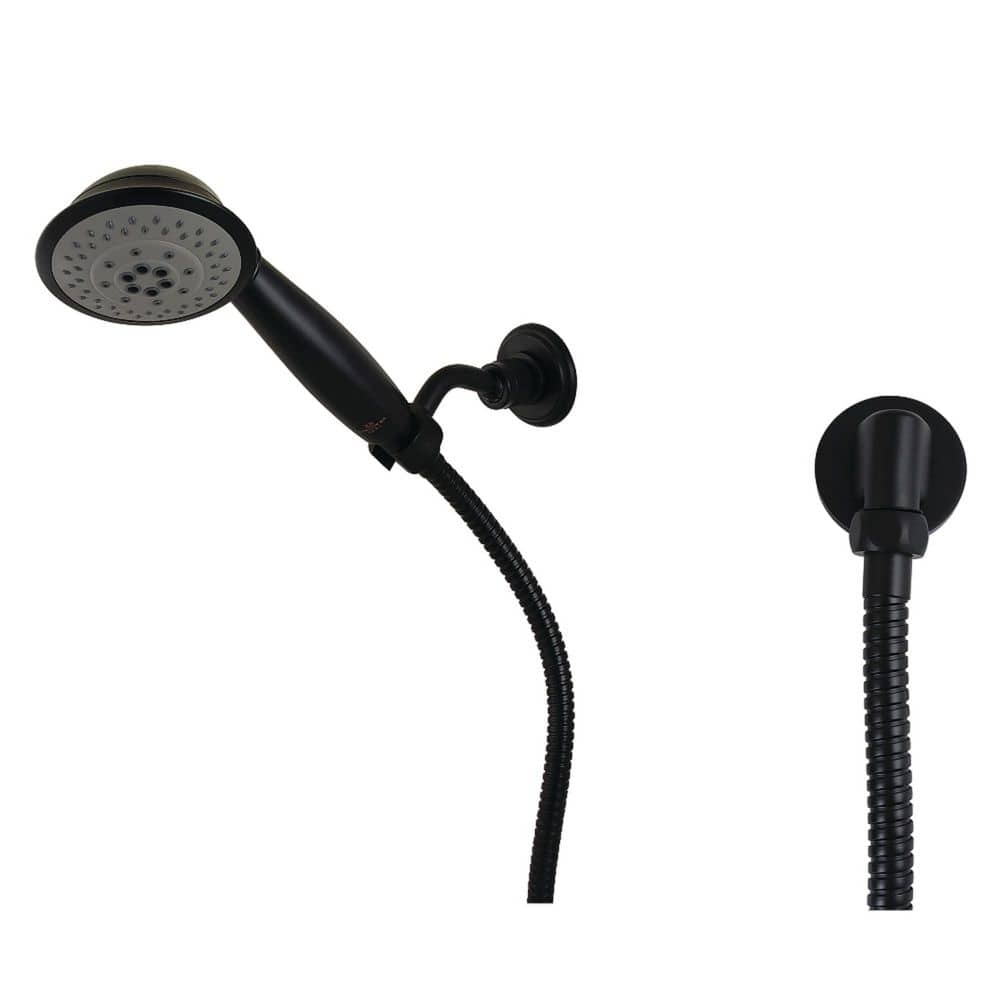 Kingston Brass Shower Scape 5-Spray Wall Mount Handheld Shower Head 1.8 ...