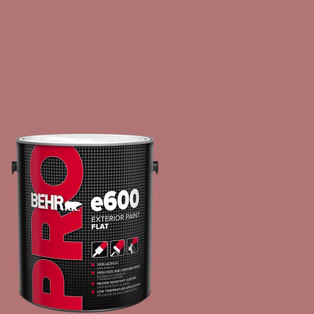 BEHR PRO 1 gal. #S140-5 Red Gerbera Flat Exterior Paint PR61301 - The ...