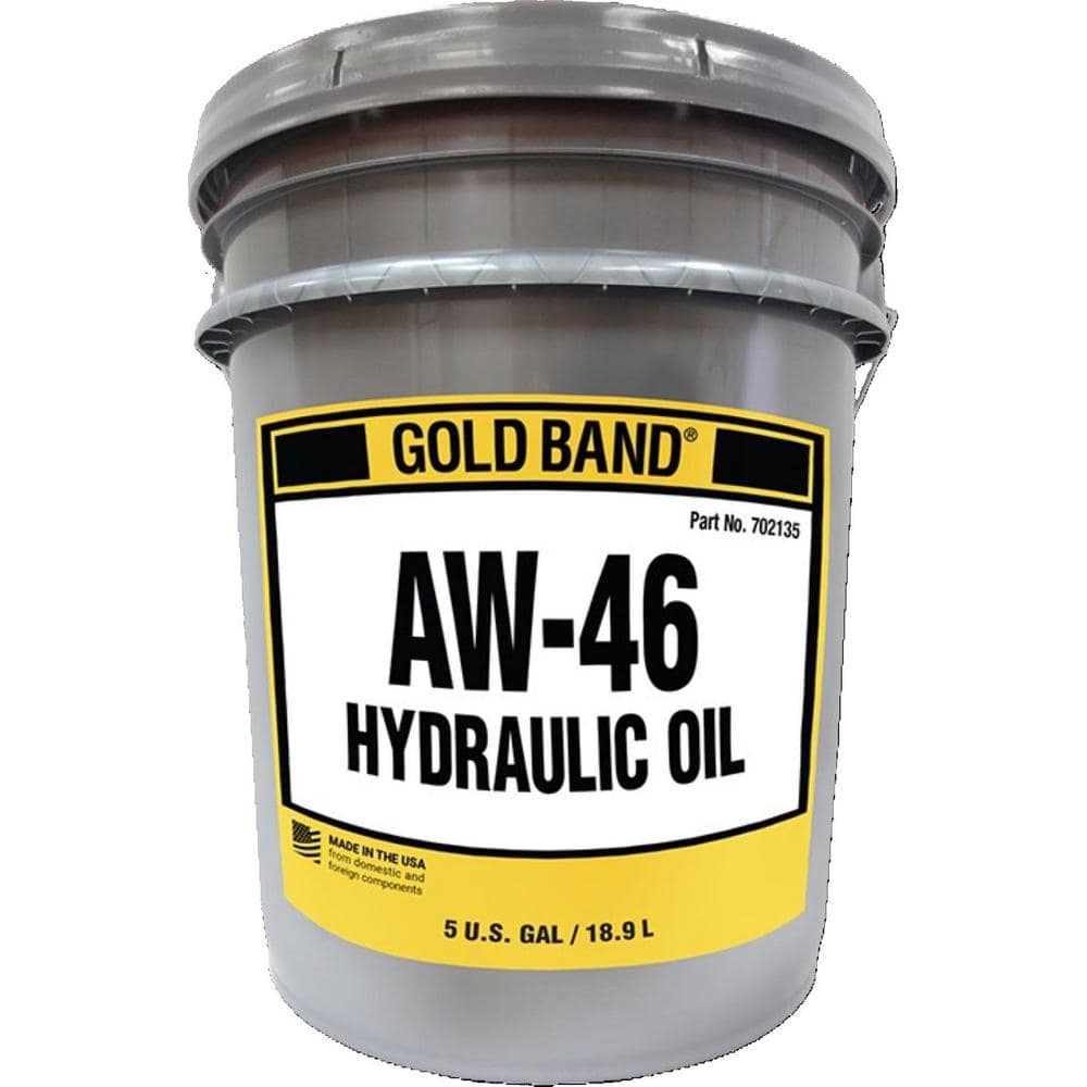 Gold Band AW46 Hydraulic Fluid 5 Gallon 800951 - The Home Depot