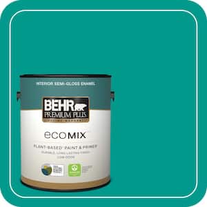 BEHR PREMIUM PLUS 1 gal. #MQ4-19 Plumage Eggshell Enamel EcoMix Plant-Based Interior Paint ...