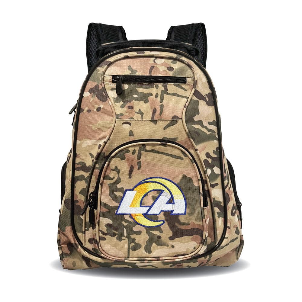Mojo Los Angeles Rams 19 in. Premium Laptop Backpack-Camo NFLRL704_CAMO ...