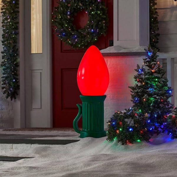 Light Bulb Christmas Lawn Decoration Jubilee Decor C7 Bulbs: