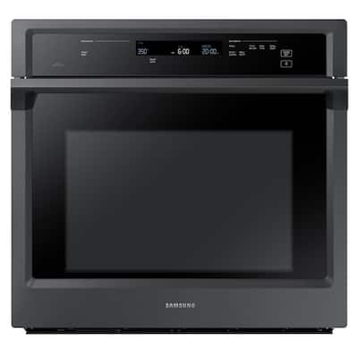 Samsung 30 in. Double Electric Wall Oven with Steam Cook, Flex Duo and Dual Convection in ...