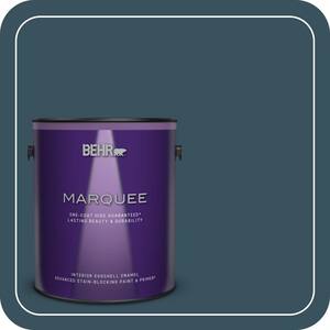 BEHR DYNASTY 8 oz. #PPU13-20 Restless Sea Eggshell Enamel Stain ...