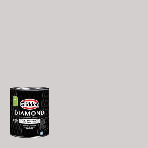 Glidden Diamond 1 qt. PPG1005-2 Elusion Eggshell Interior Paint with ...