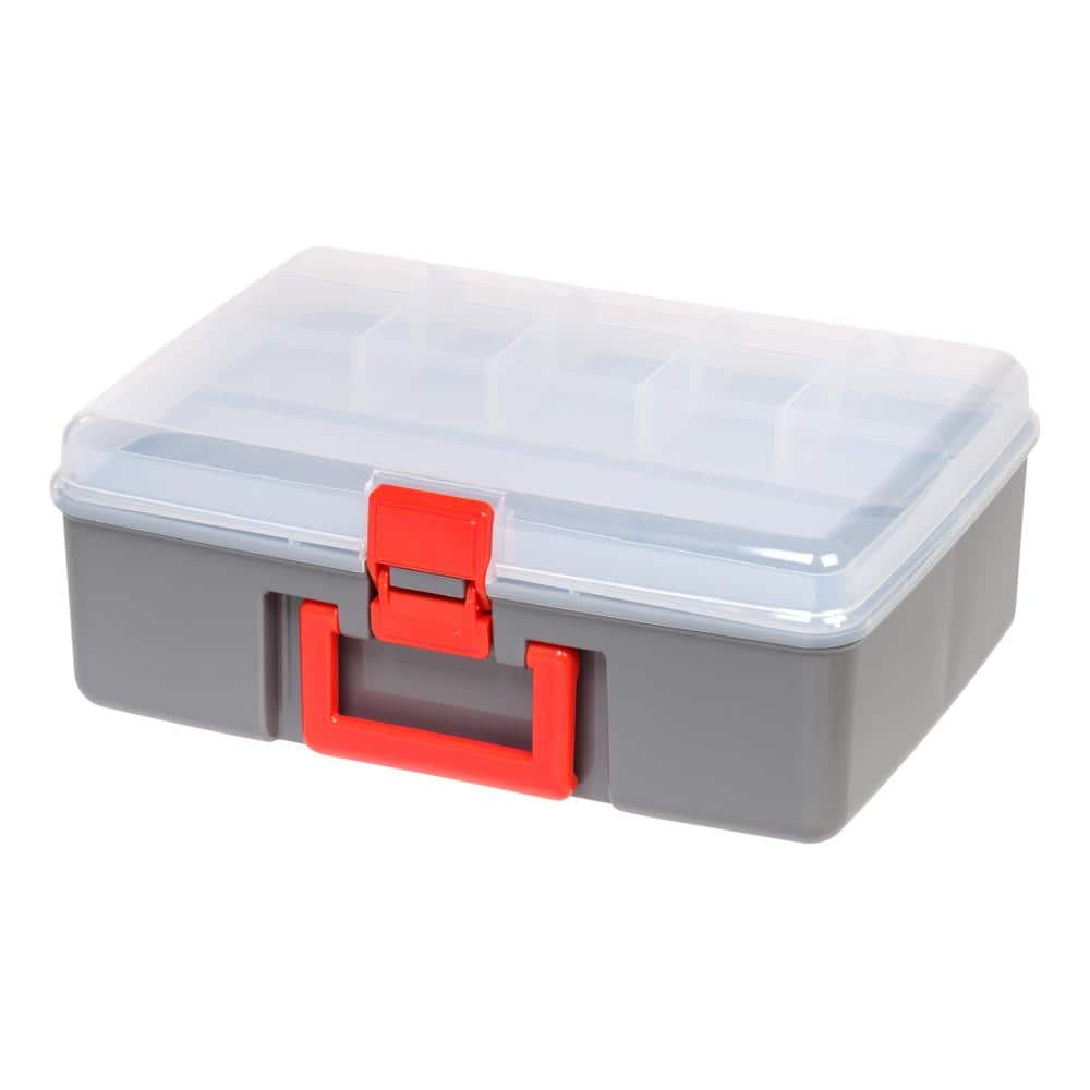 IRIS Large Utility Storage Case in Gray (2-Pack)-588574 - The Home Depot