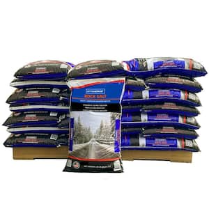 EVERYTHING MELTS 50 lb. Infused Ice Melt Pallet, Calcium and Potassium ...